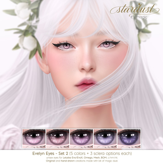 Second Life Marketplace Stardust Evelyn Eyes Set 2